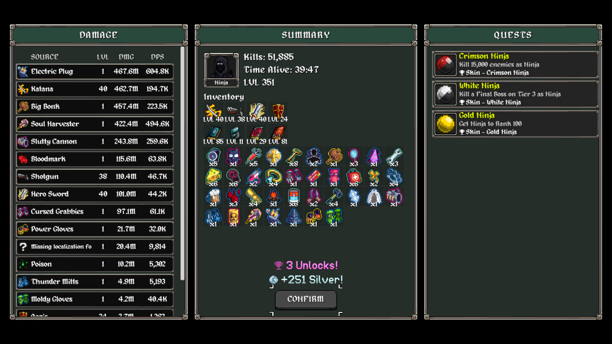 Ninja Builds/Face Tank Ninja Build - Megabonk Wiki